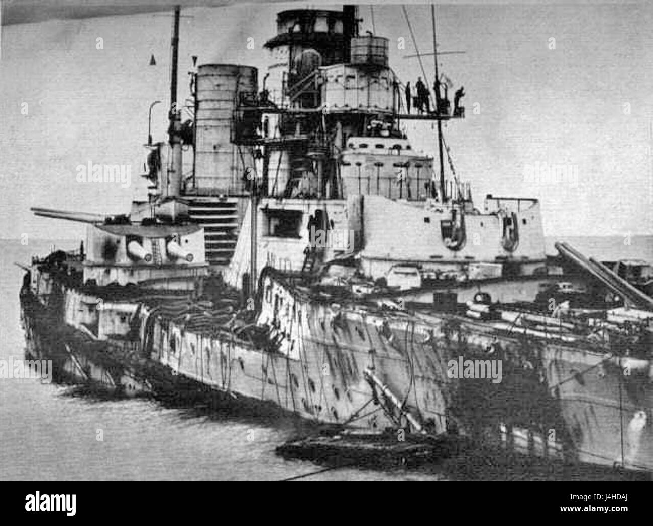 SMS Seydlitz damage Stock Photo - Alamy