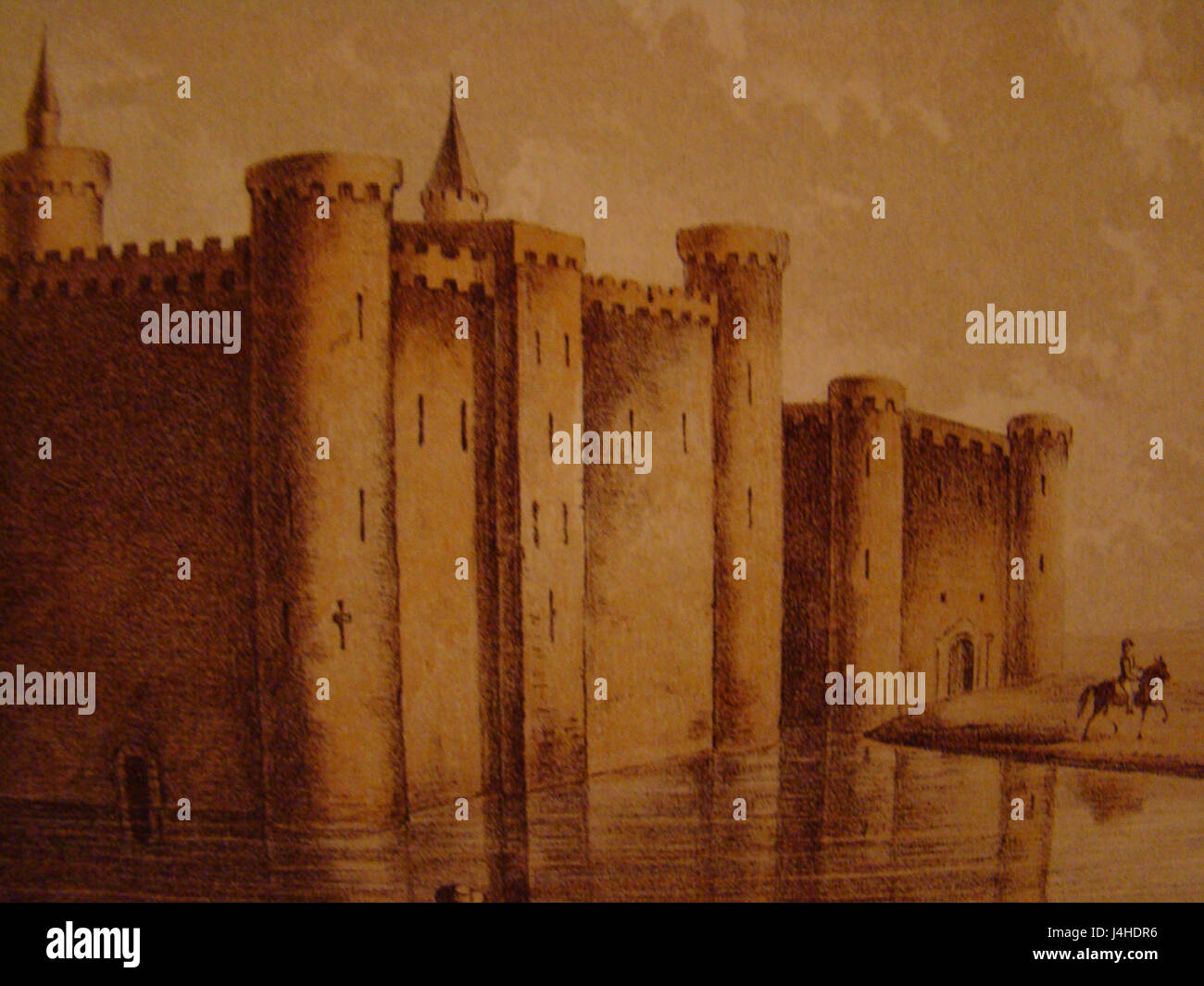 'Stins voorst Trap Kasteelen' is a depiction of a castle staircase, a ...