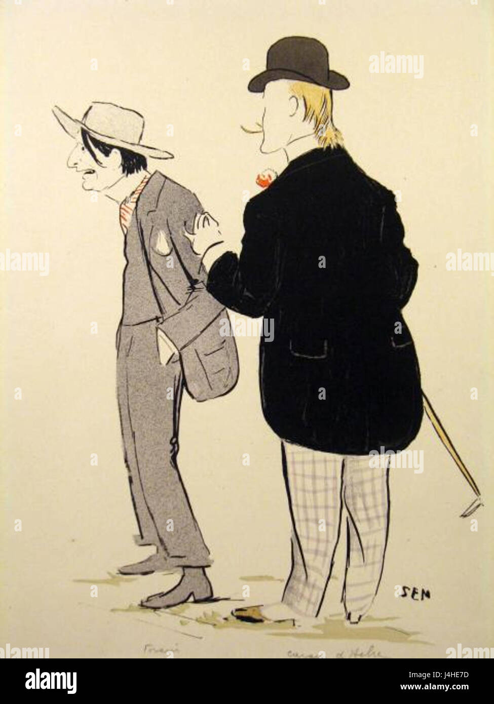 Sem Forain, a French artist, collaborated with the Caran d'Ache company ...