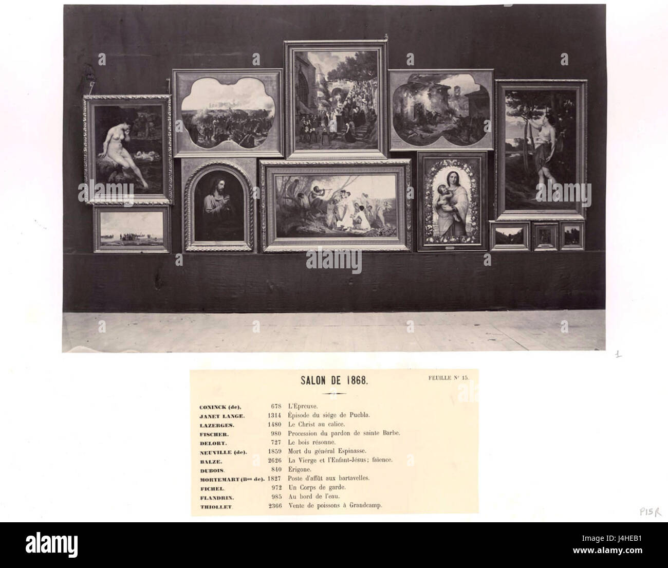 Paris salon 19th century hi-res stock photography and images - Alamy
