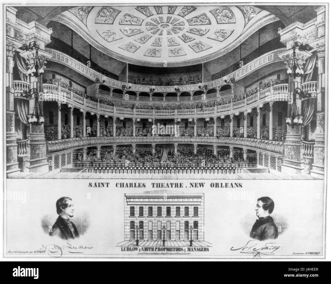 Saint Charles Theatre New Orleans Ludlow Smith Stock Photo - Alamy