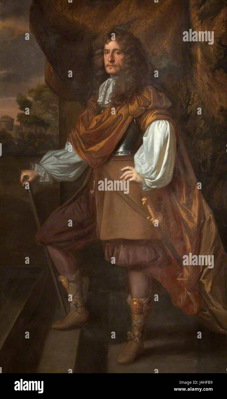 A portrait of Sir William Ashburnham by the renowned artist Peter Lely ...