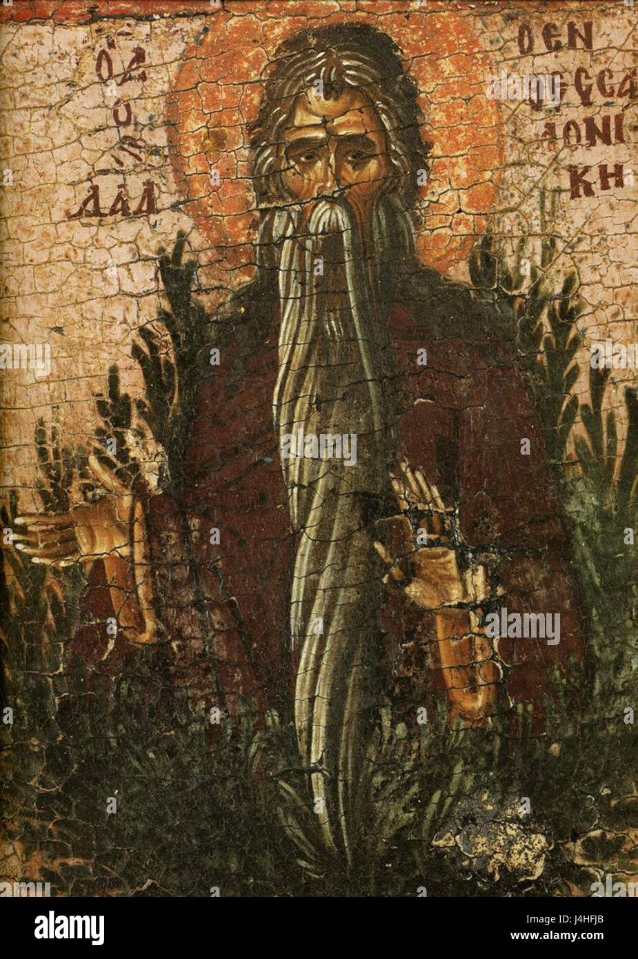 The Saint David Dendrite Icon represents a religious and artistic ...