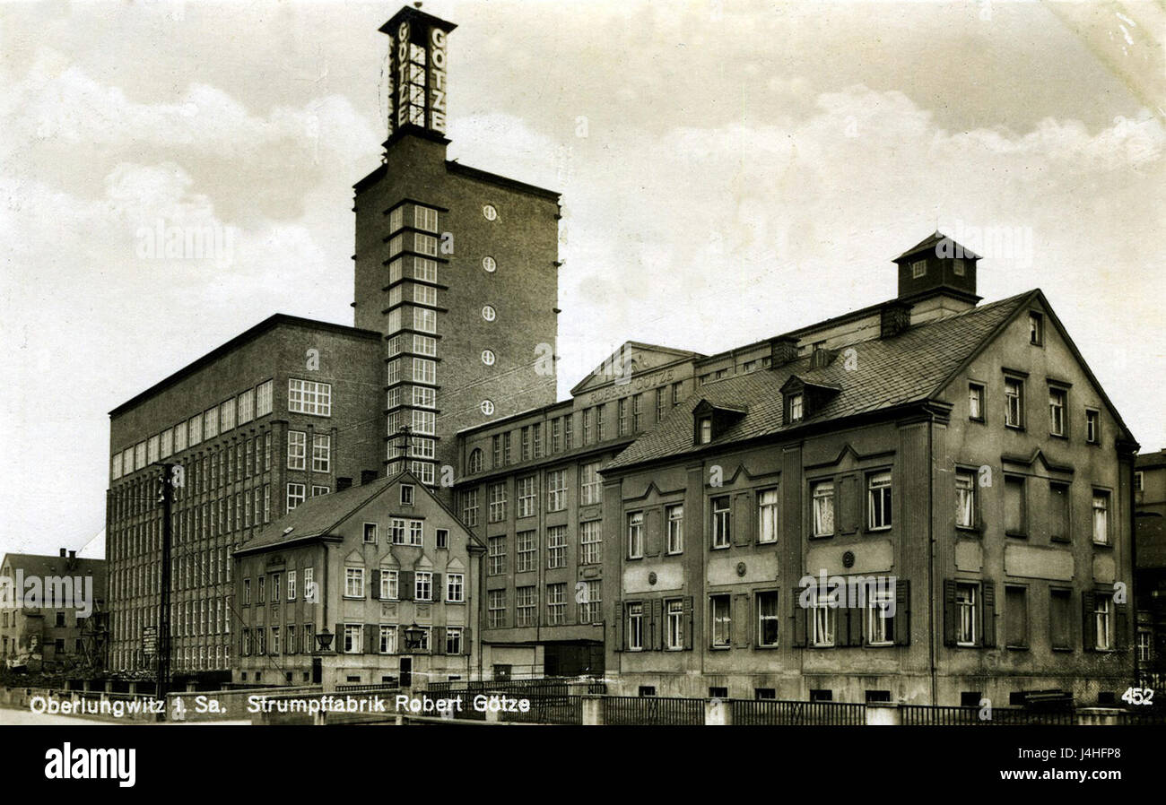Strumpffabrik Robert Goetze was a hosiery factory in Oberlungwitz ...