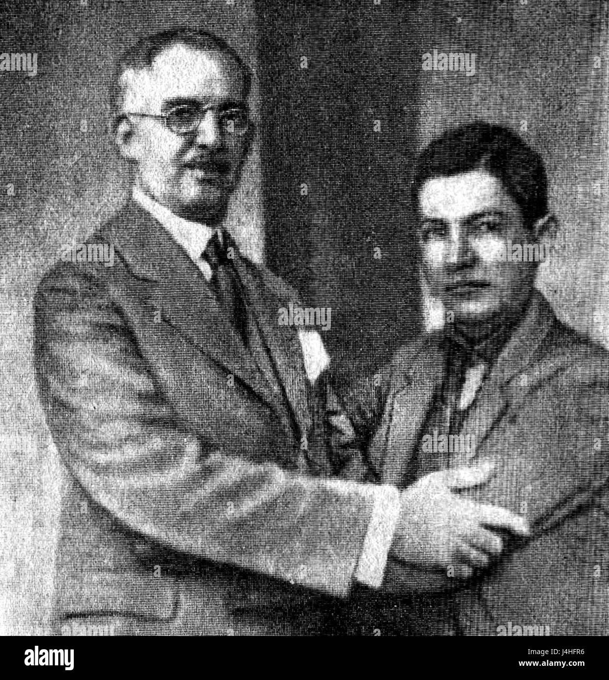 The image from 1934 depicts a historical event involving Sacasa and ...