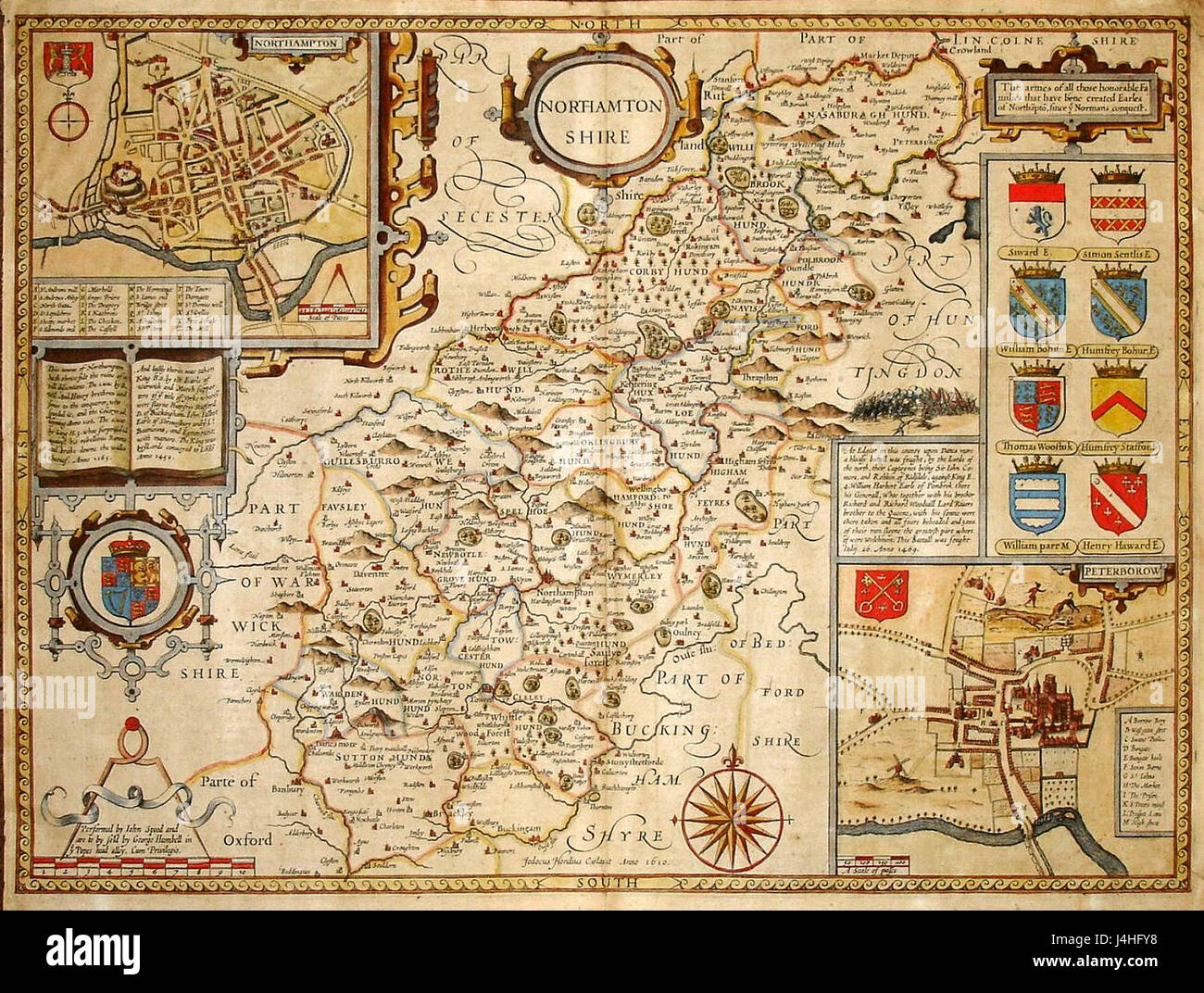 Northampton map hi-res stock photography and images - Alamy