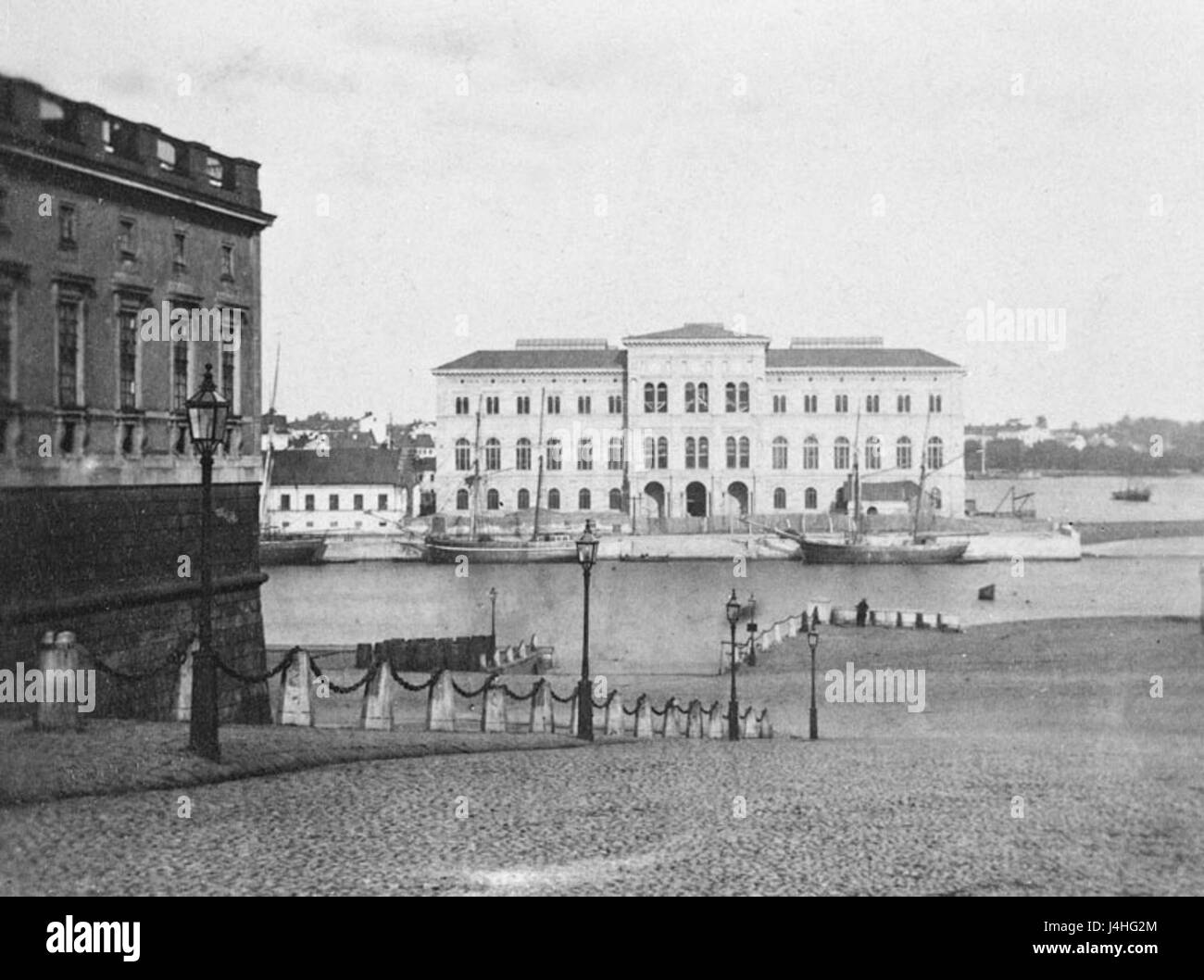 *Slottsbacken* is a 1869 painting by Swedish artist Carl Larsson. It ...