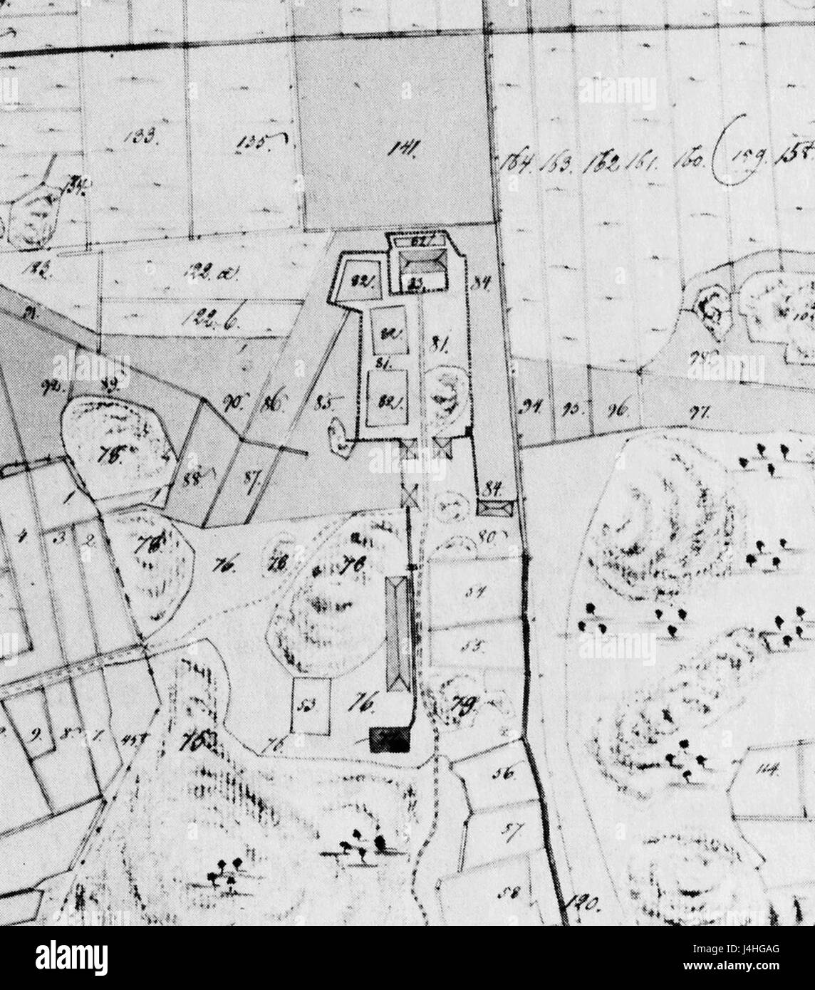 The 1846 Segeltorp map provides a detailed view of Segeltorp, a ...