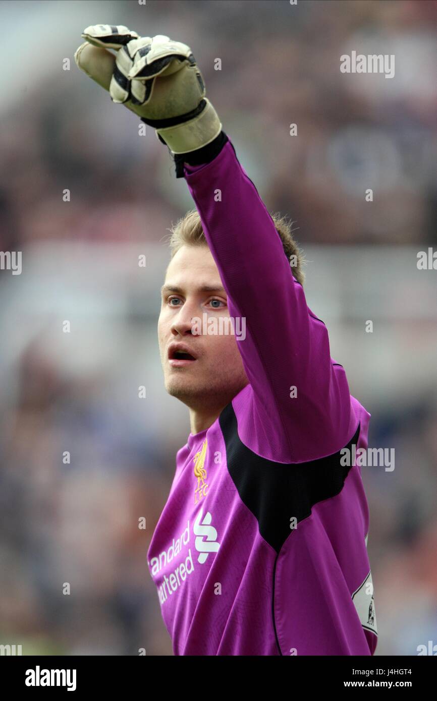 SIMON MIGNOLET LIVERPOOL FC LIVERPOOL FC ST JAMES PARK NEWCASTLE ...