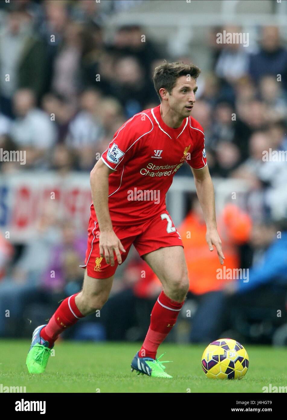 JOE ALLEN LIVERPOOL FC LIVERPOOL FC ST JAMES PARK NEWCASTLE ENGLAND 01 ...