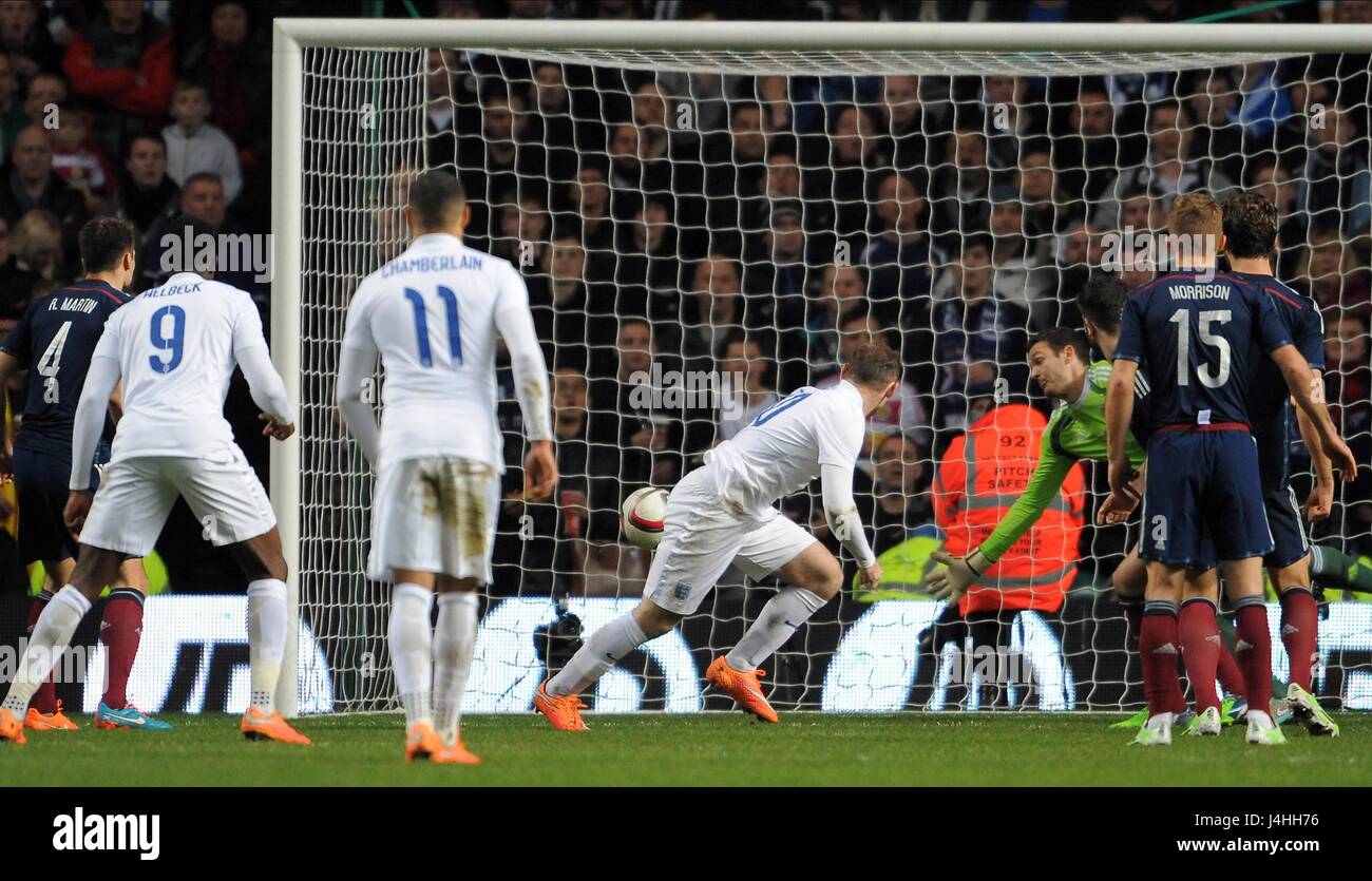 WAYNE ROONEY SCORES, SCOTLAND V ENGLAND, SCOTLAND V ENGLAND ...