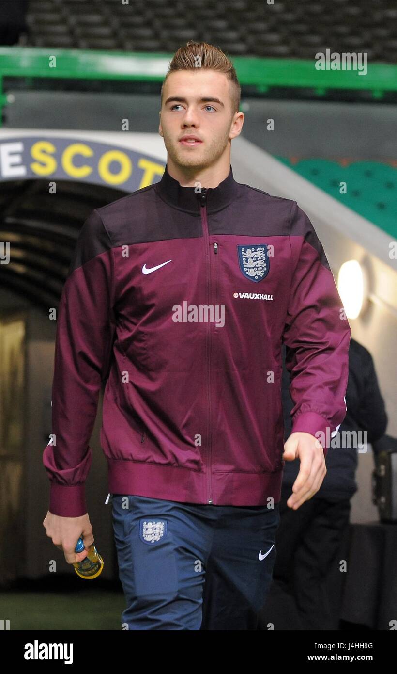 CALUM CHAMBERS ENGLAND ARSENAL FC ENGLAND & ARSENAL FC CELTIC PARK ...