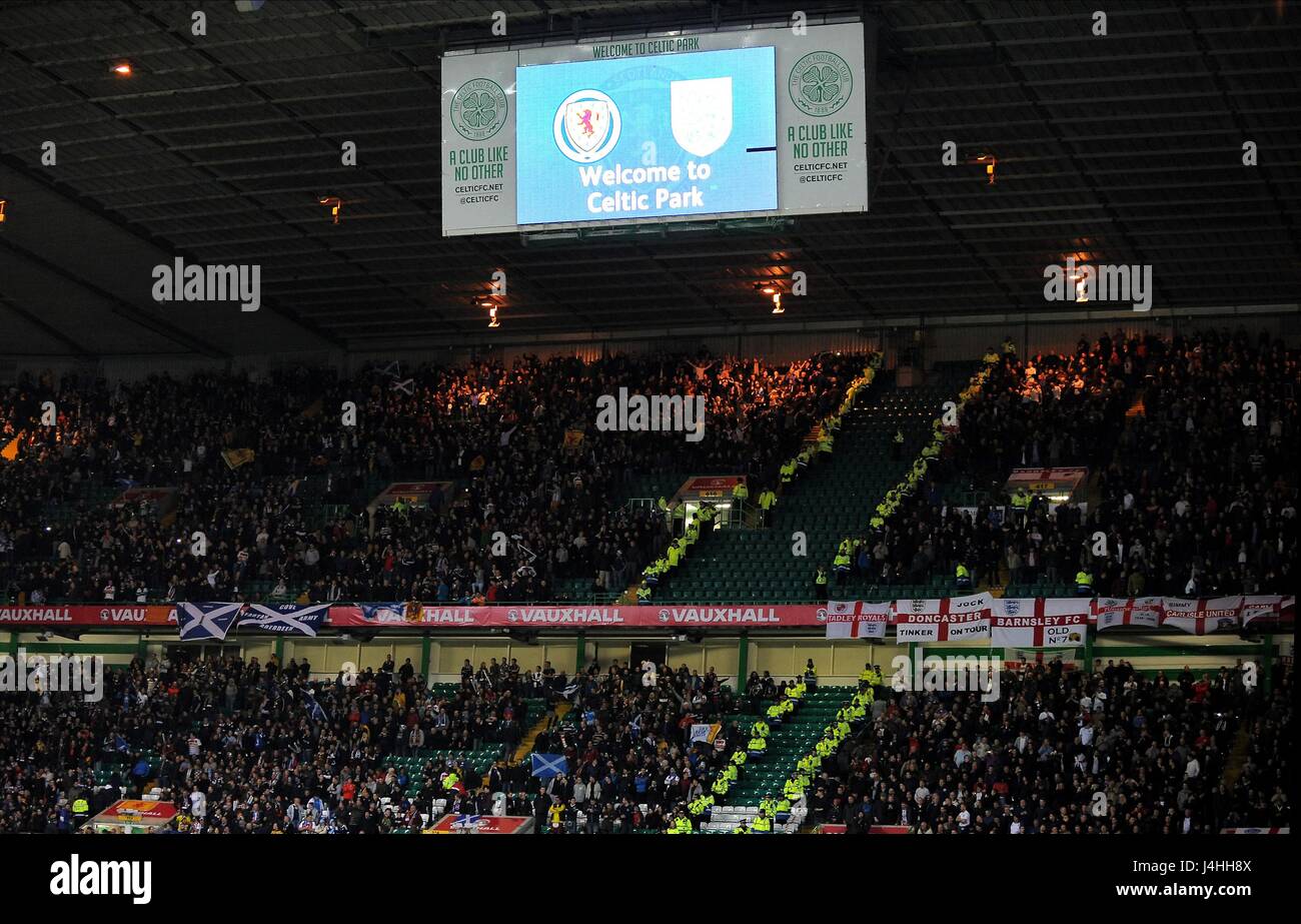 ENGLAND TEAM LINE UP SCOTLAND V ENGLAND SCOTLAND V ENGLAND CELTIC PARK ...