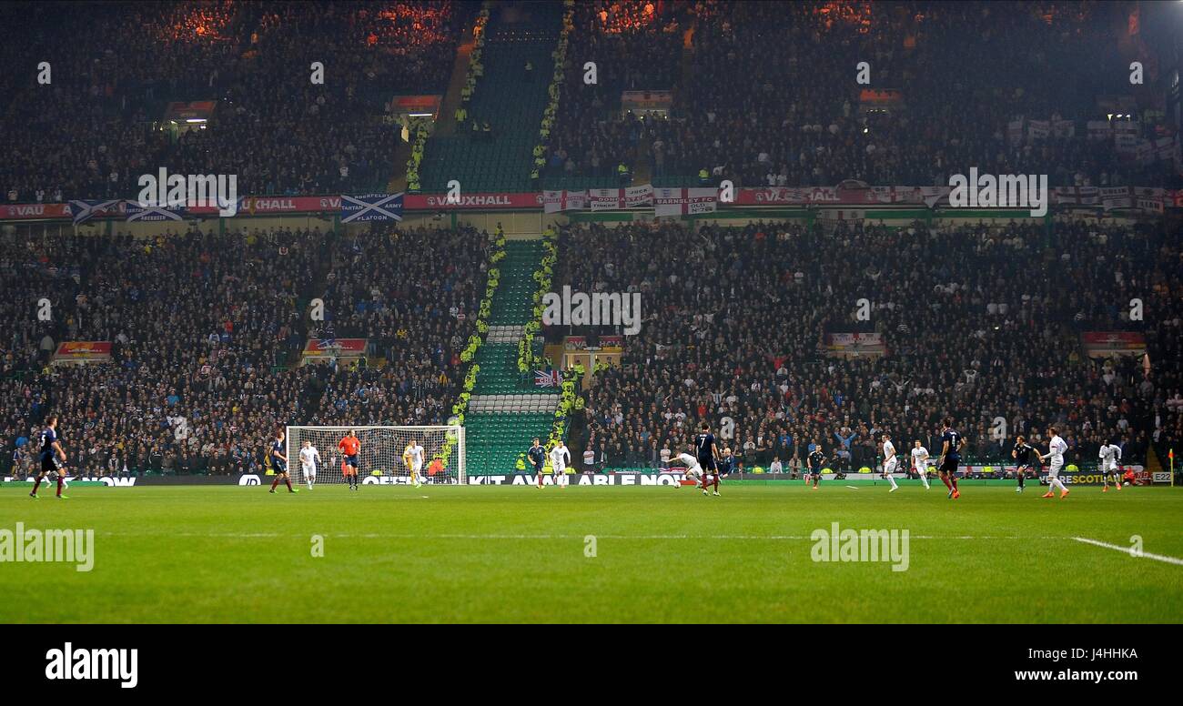 SCOTLAND ENGLAND FANS SCOTLAND V ENGLAND SCOTLAND V ENGLAND CELTIC PARK ...