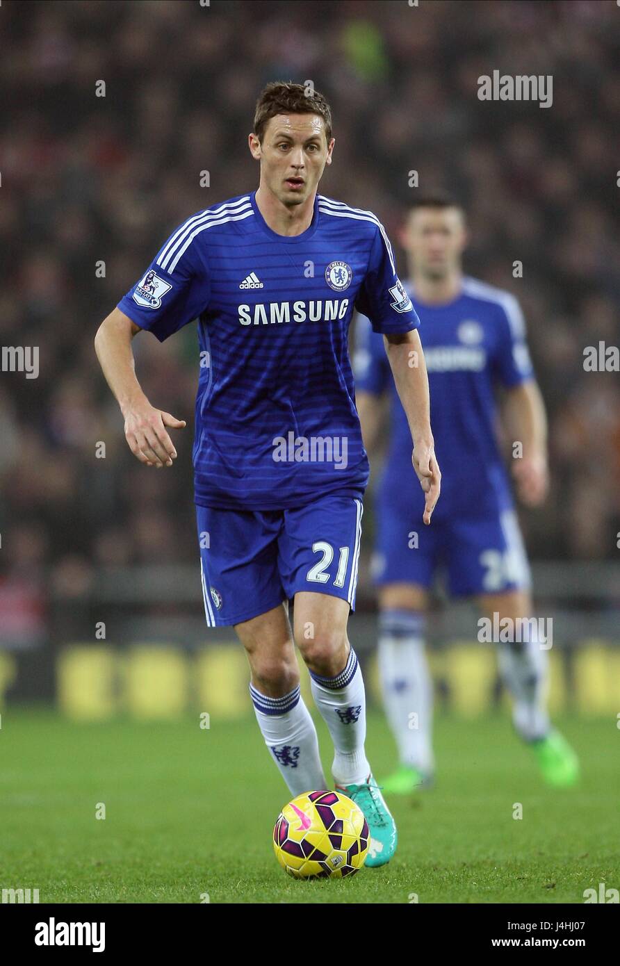 NEMANJA MATIC CHELSEA FC CHELSEA FC STADIUM OF LIGHT SUNDERLAND ENGLAND ...