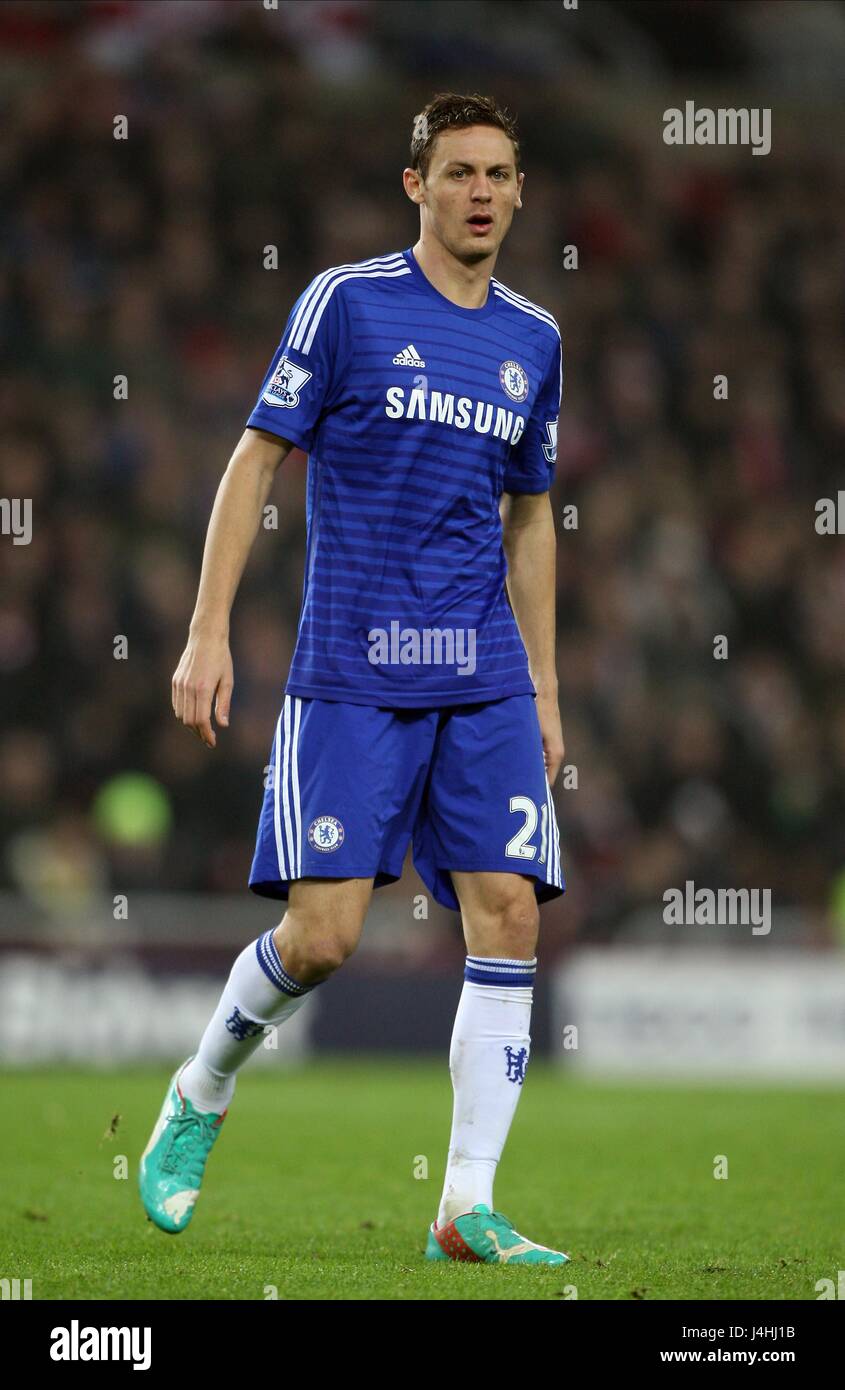 NEMANJA MATIC CHELSEA FC CHELSEA FC STADIUM OF LIGHT SUNDERLAND ENGLAND ...