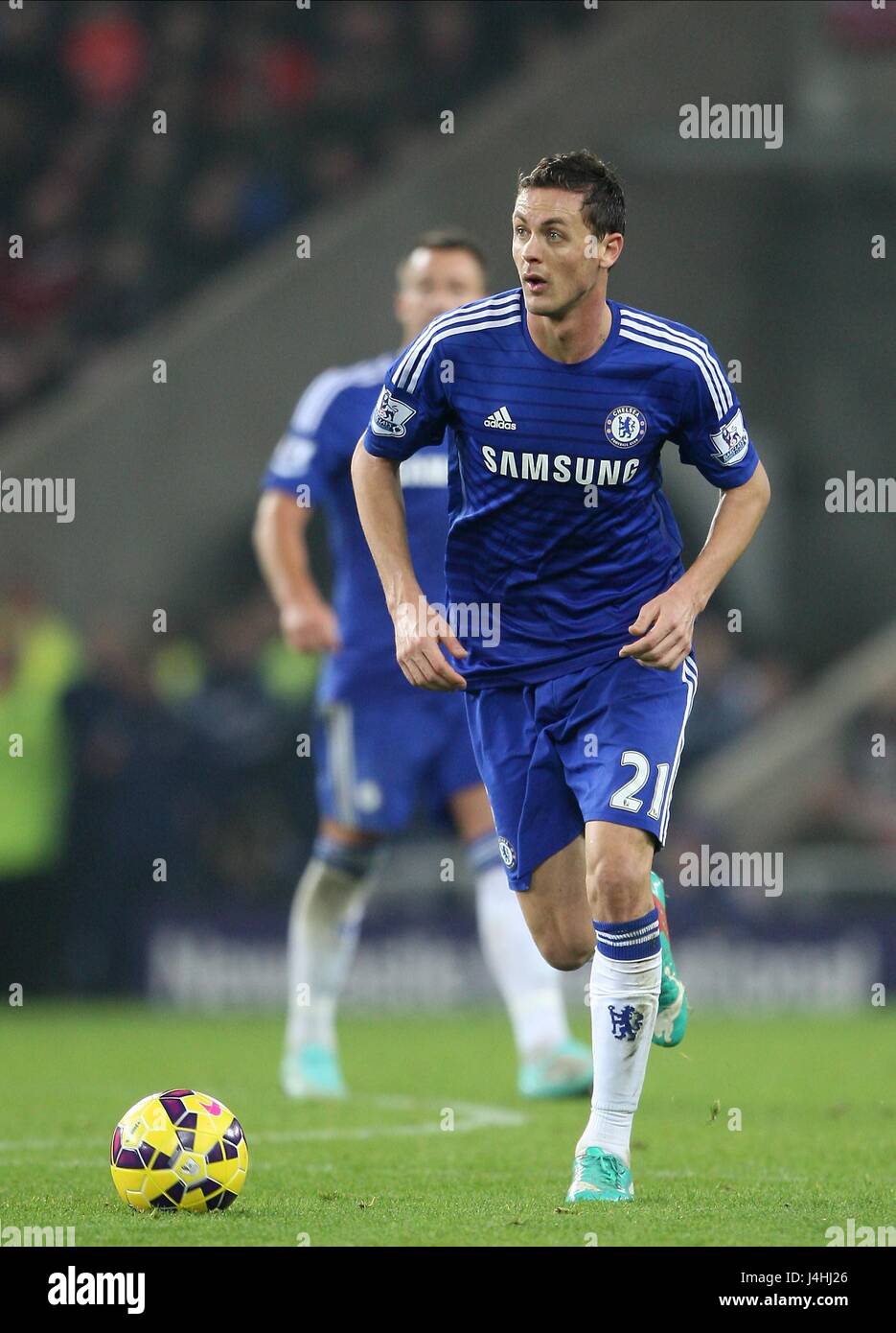 NEMANJA MATIC CHELSEA FC CHELSEA FC STADIUM OF LIGHT SUNDERLAND ENGLAND ...