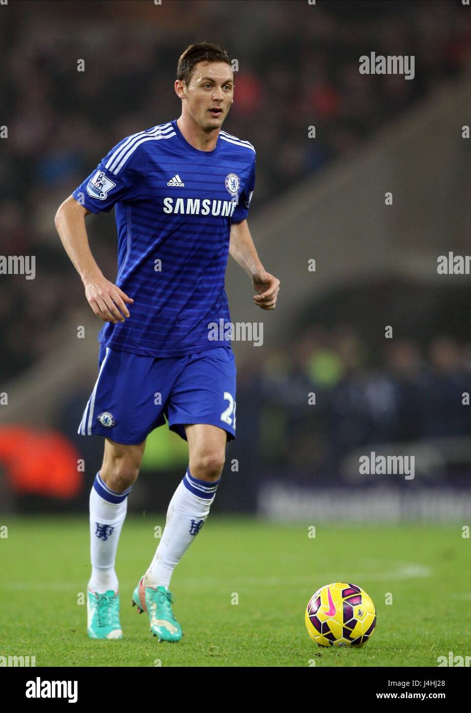 NEMANJA MATIC CHELSEA FC CHELSEA FC STADIUM OF LIGHT SUNDERLAND ENGLAND ...