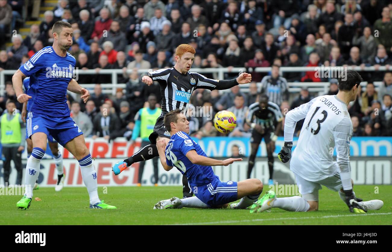THIBAUT COURTOIS SAVES FROM JA NEWCASTLE UNITED FC V CHELSEA ST JAMES ...