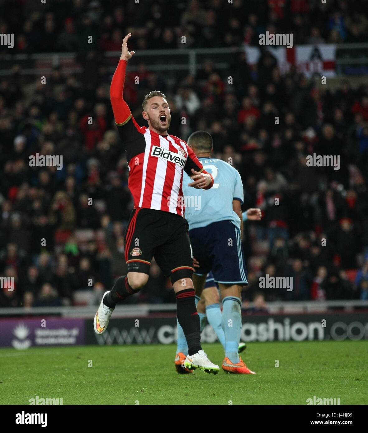 CONNOR WICKHAM GOES CLOSE SUNDERLAND V WEST HAM UNITED STADIUM OF LIGHT ...