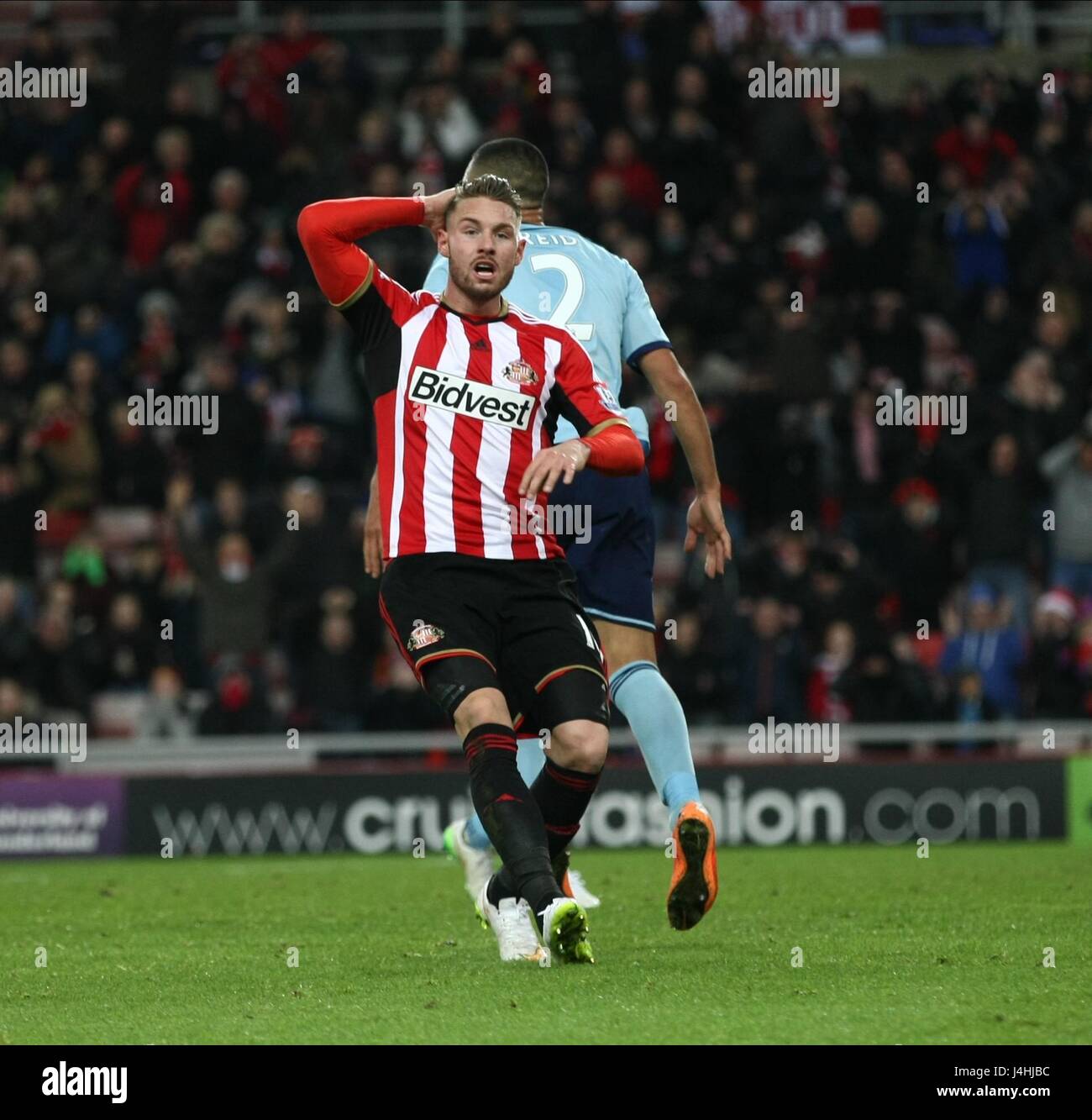 CONNOR WICKHAM GOES CLOSE SUNDERLAND V WEST HAM UNITED STADIUM OF LIGHT ...