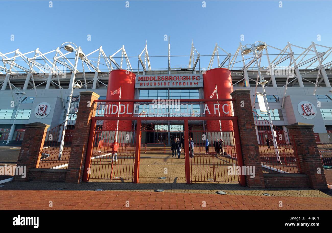 Middlesbrough football club riverside stadium hi-res stock photography ...