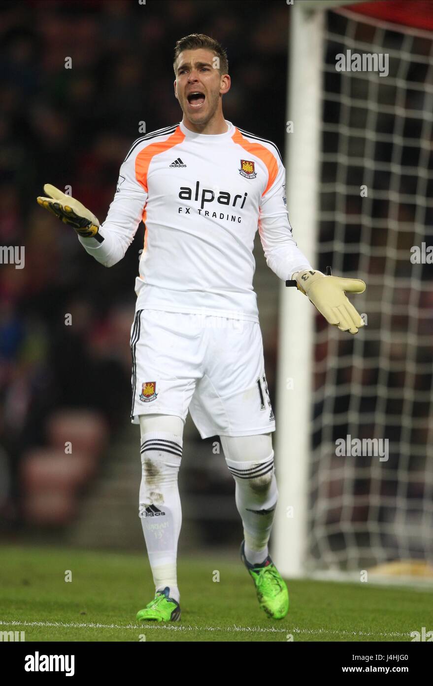 ADRIAN WEST HAM UNITED FC WEST HAM UNITED FC STADIUM OF LIGHT ...