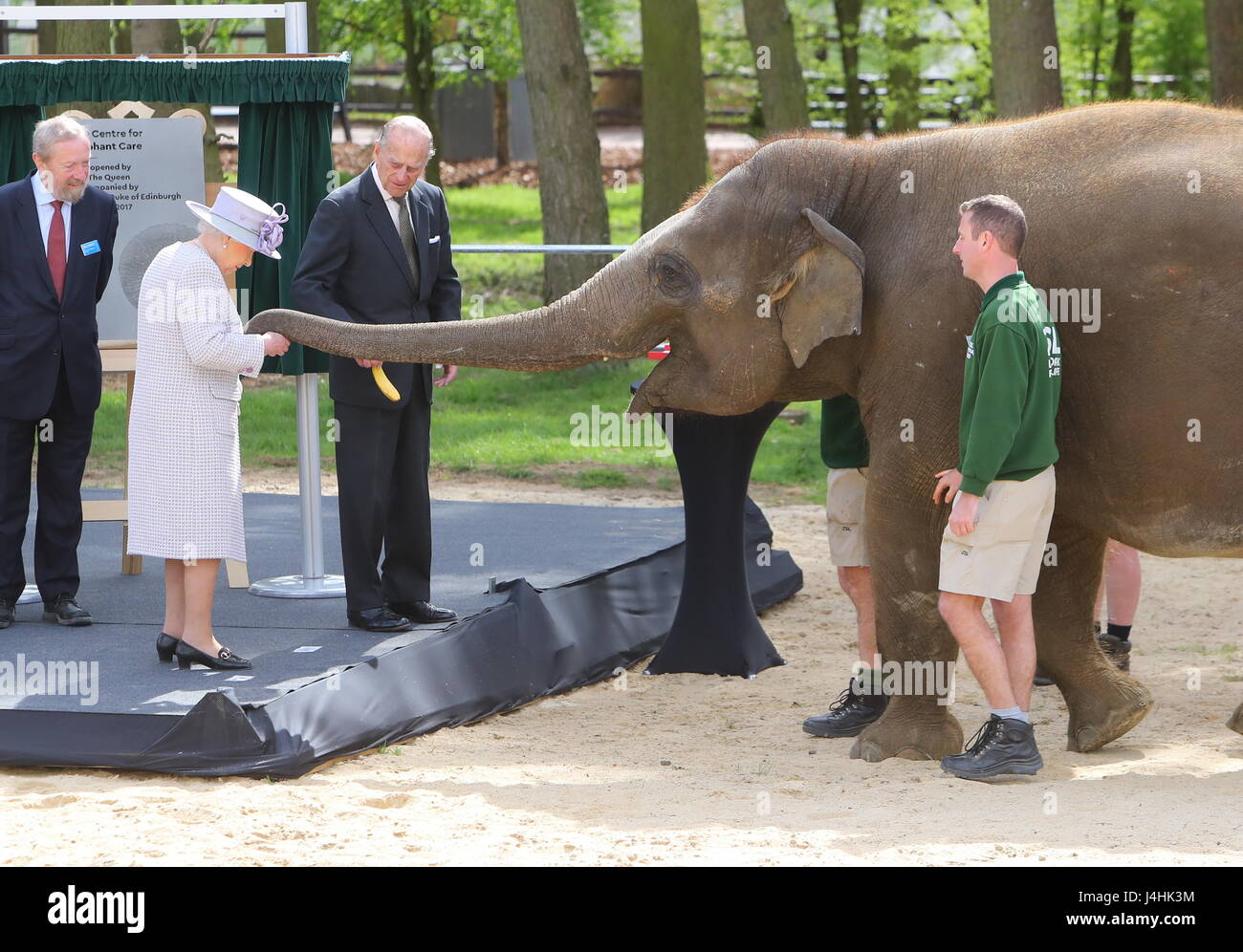 Queen Elizabeth II and Prince Philip, Duke of Edinburgh visit the new ...