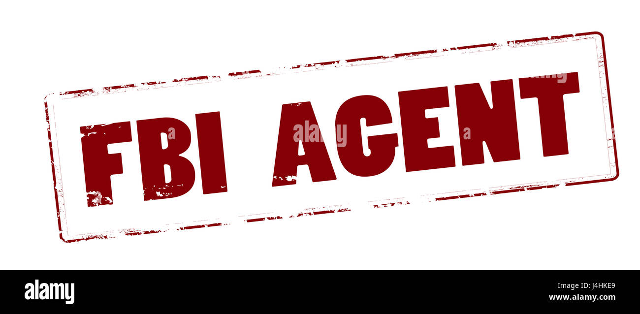 Stamp with text FBI agent inside, vector illustration Stock Photo - Alamy
