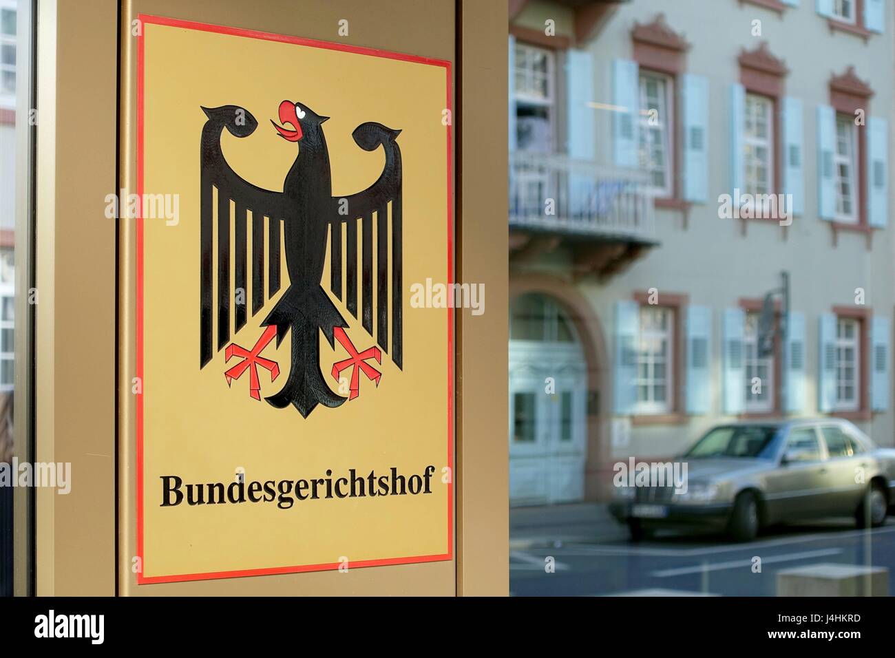 Germany: Seat of the German Federal Court of Justice in Karlsruhe ...