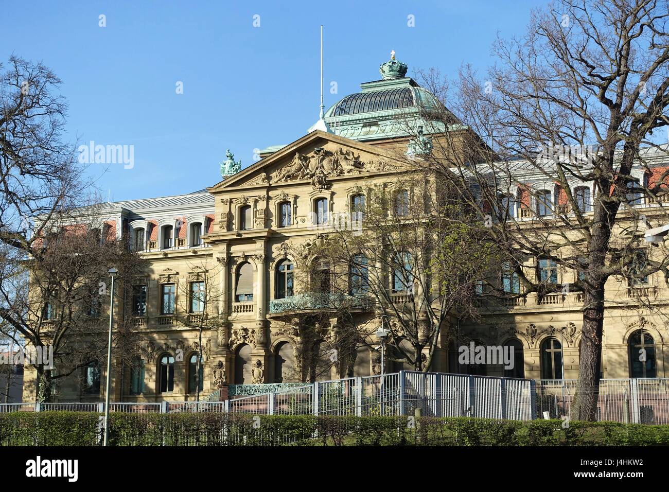 Germany: Seat of the German Federal Court of Justice in Karlsruhe ...