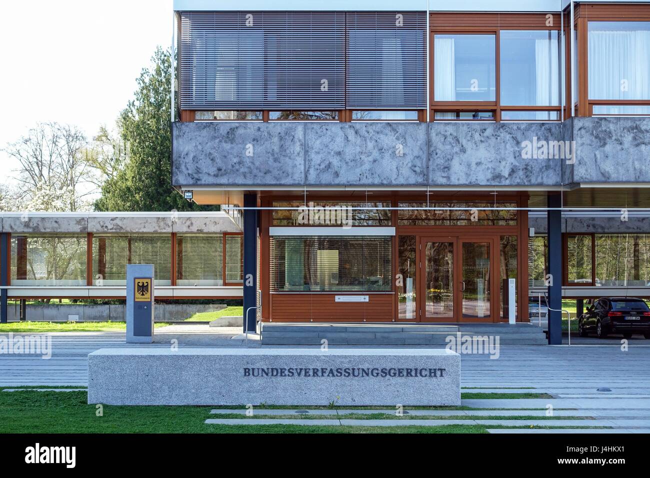Germany: Supreme constitutional court of Germany in Karlsruhe. Photo ...