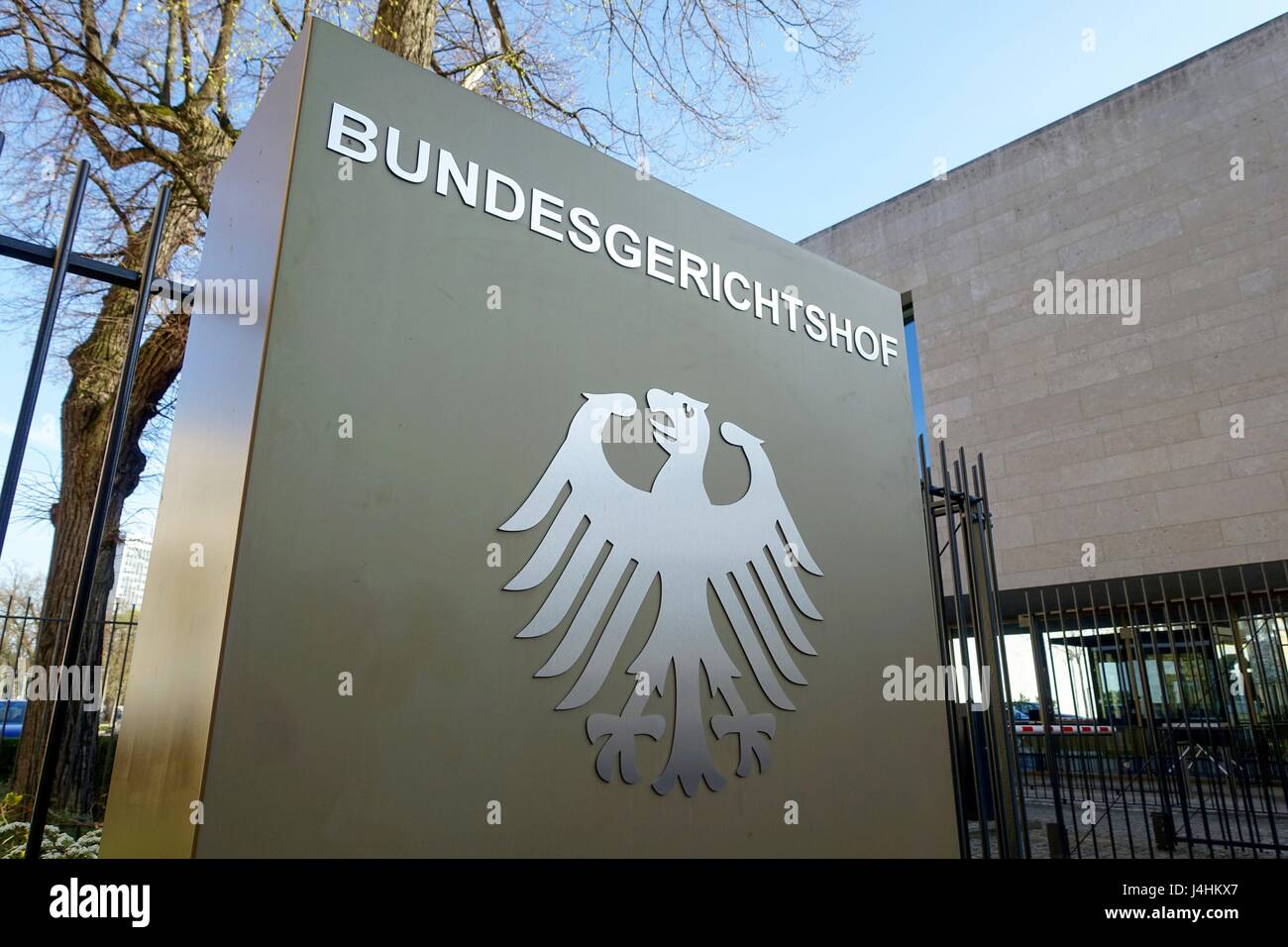 Germany: Seat of the German Federal Court of Justice in Karlsruhe ...