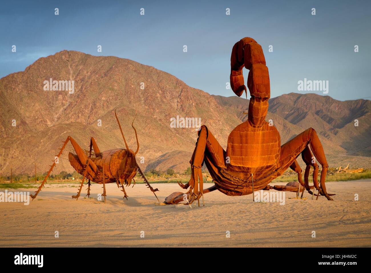 Super-sized locust and scorpion sculptures, from the "Sky Art ...