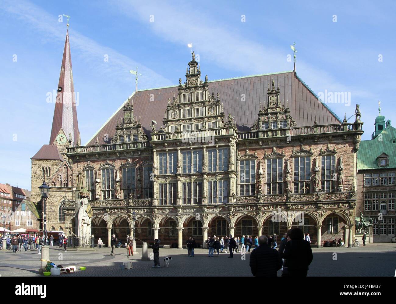 The Bremen Town Hall is one of the most important monuments of Gothic ...