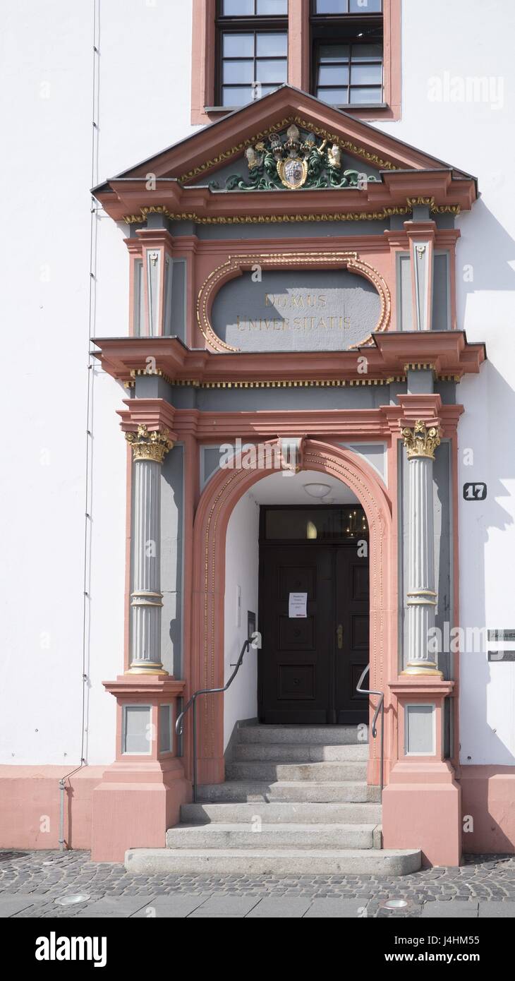 Historic Main Building of Johannes Gutenberg University in Mainz, , 8.4 ...