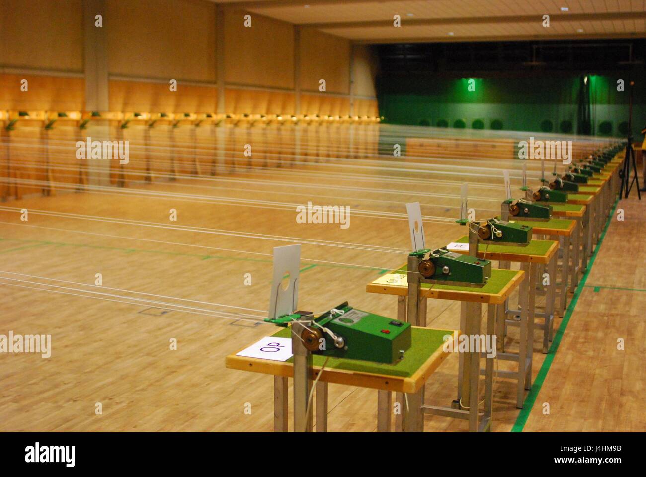 60. German shooters day Frankfurt 2017. Königsschießen. Shooting ranges ...