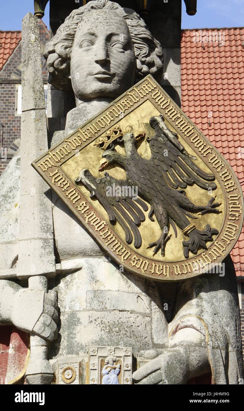 The Roland of Bremen. He is one of the oldest and most representative ...