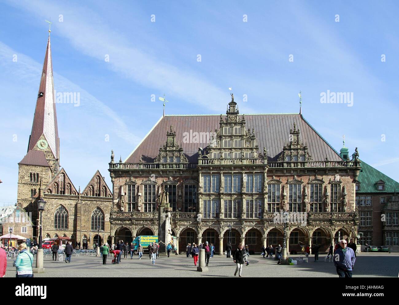 The Bremen Town Hall is one of the most important monuments of Gothic ...