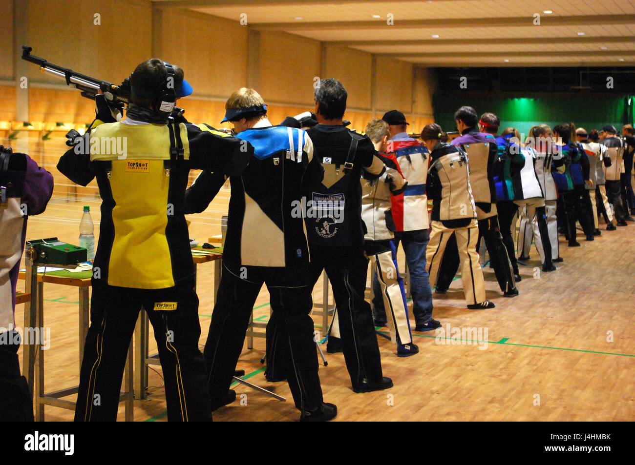 60. German shooters day Frankfurt 2017. Königsschießen. All shooters ...