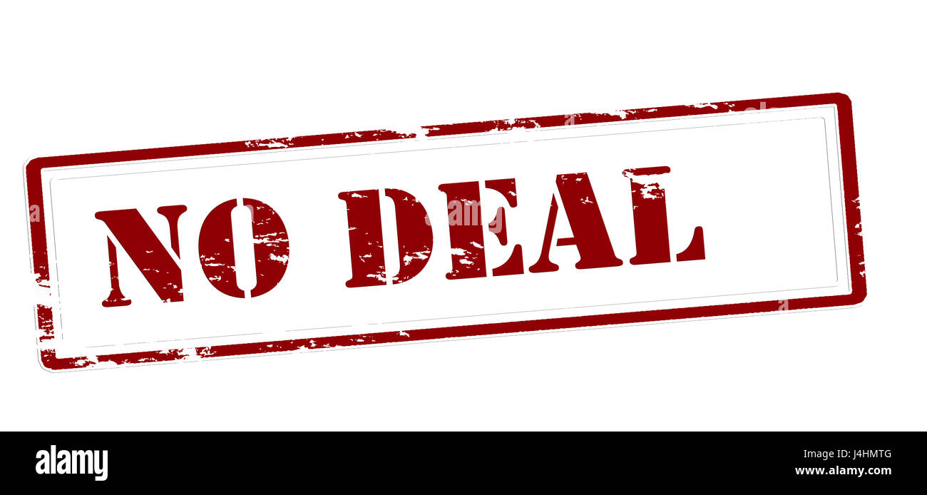 No deal sign stamp hi-res stock photography and images - Alamy