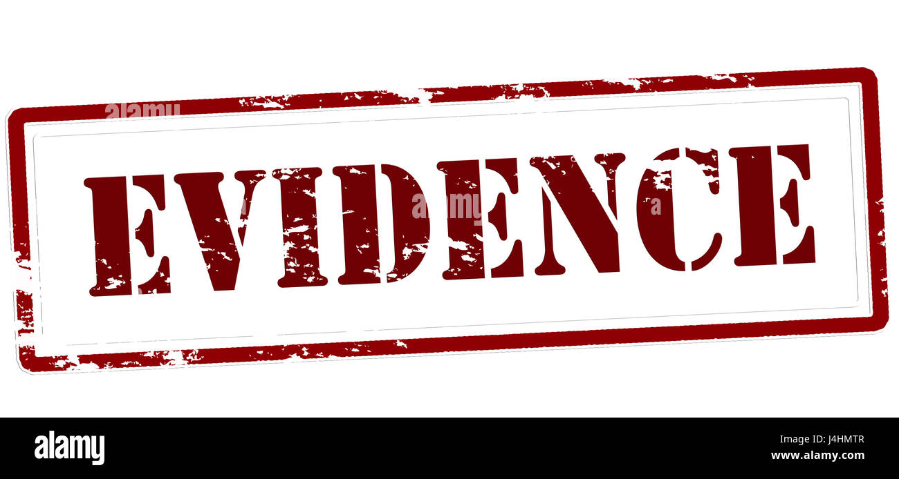 Stamp with word evidence inside, vector illustration Stock Photo - Alamy