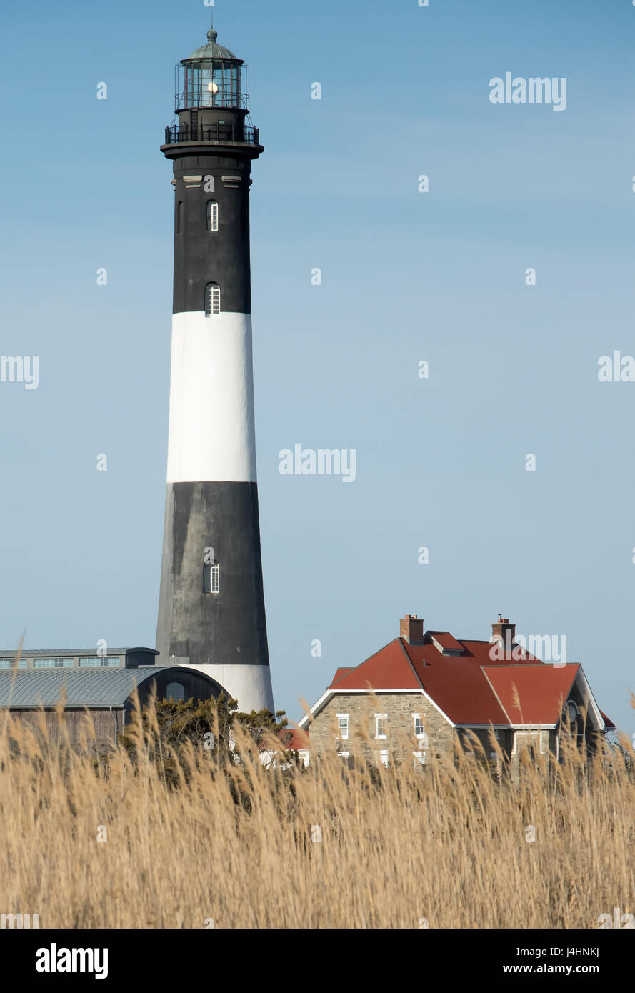 Fire Island Lighthouse at the Fire Island National Seashore, Long ...