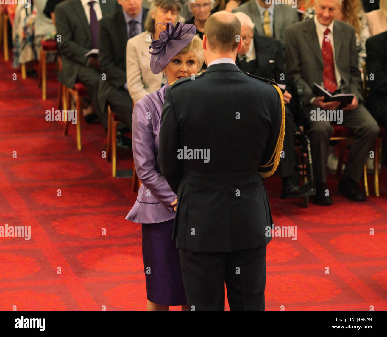 Miss Angela Rippon from London is made a CBE (Commander of the Order of ...