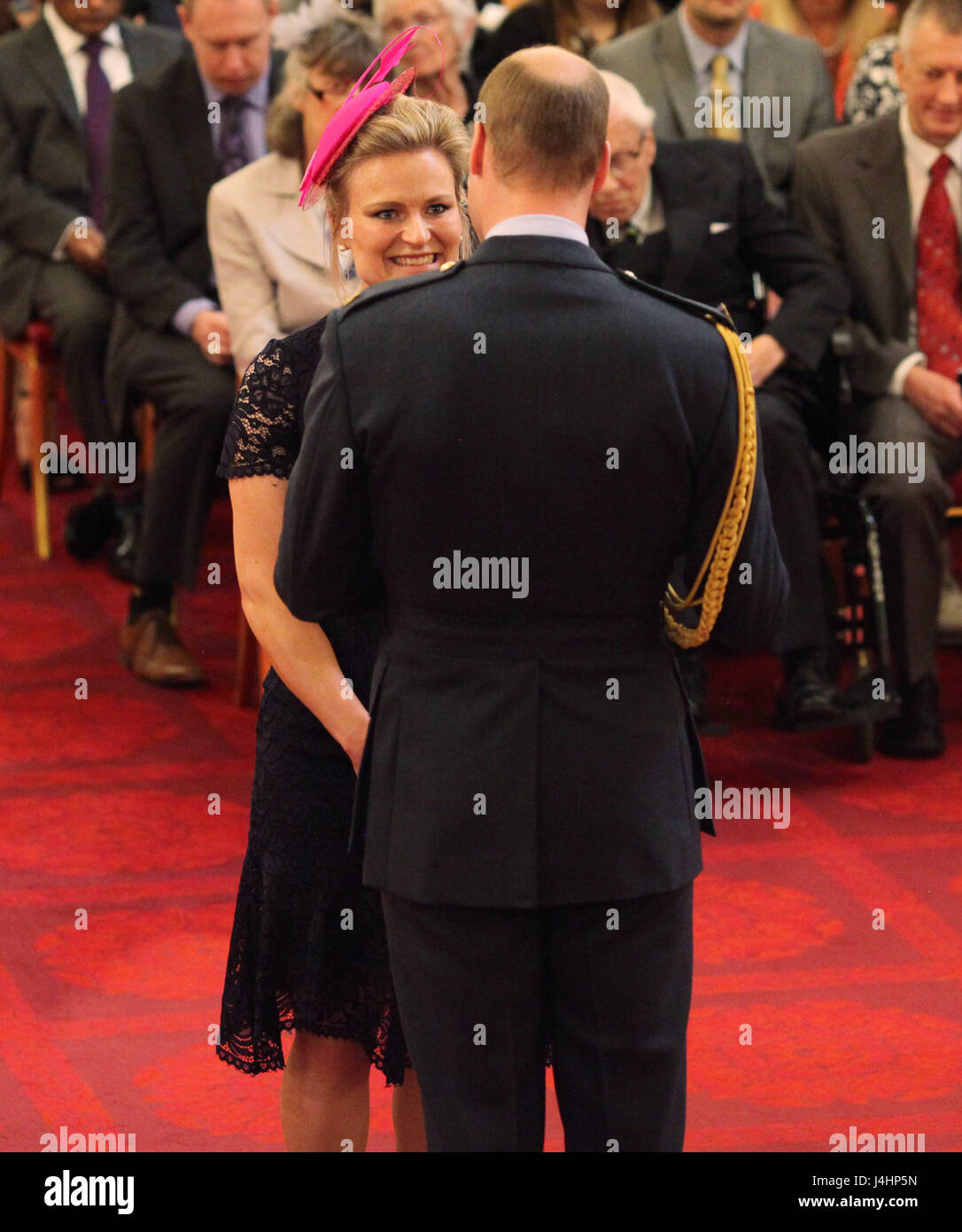 Made mbe by duke cambridge investiture ceremony buckingham palace hi ...