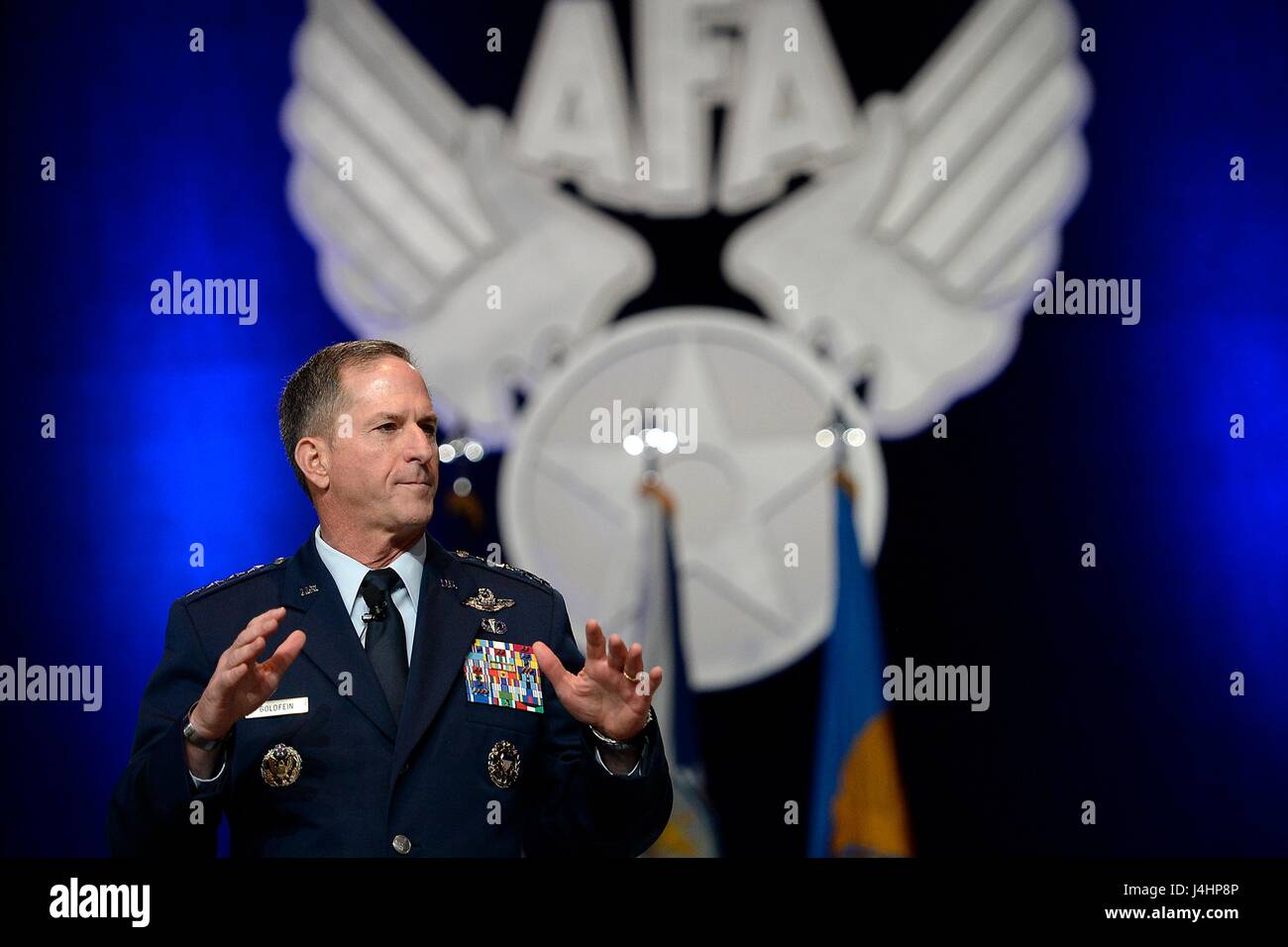 U.S. Air Force Chief of Staff Dave Goldfein gives his first Air Force ...