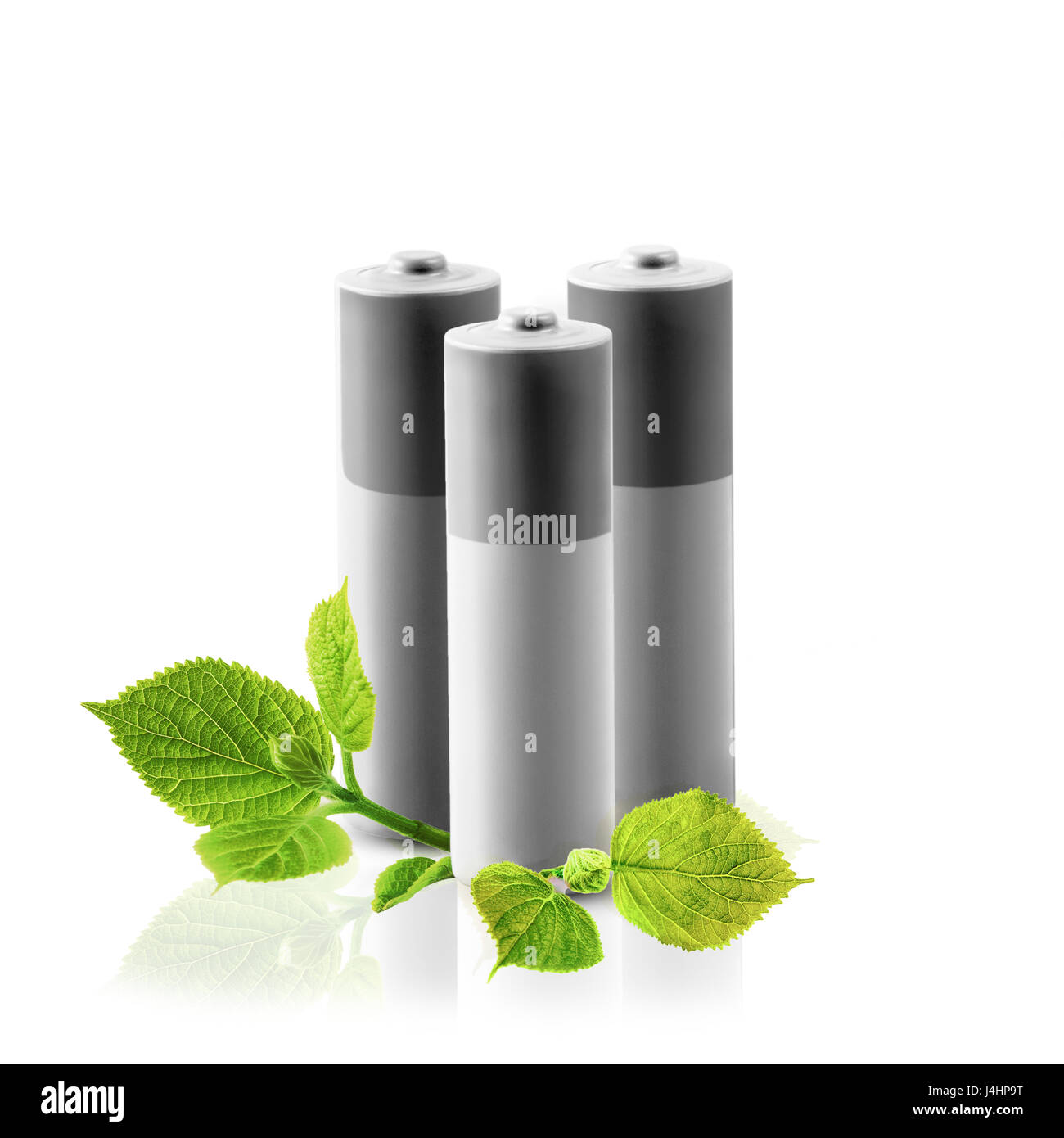 Eco green energy batteries Stock Photo - Alamy