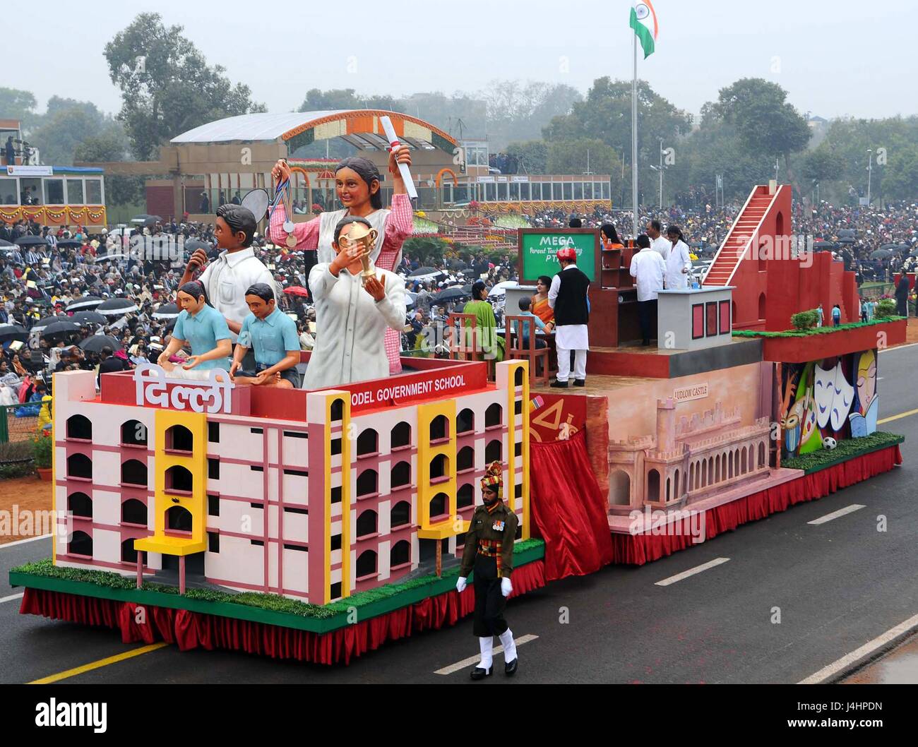 Indian float republic day parade hi-res stock photography and images ...
