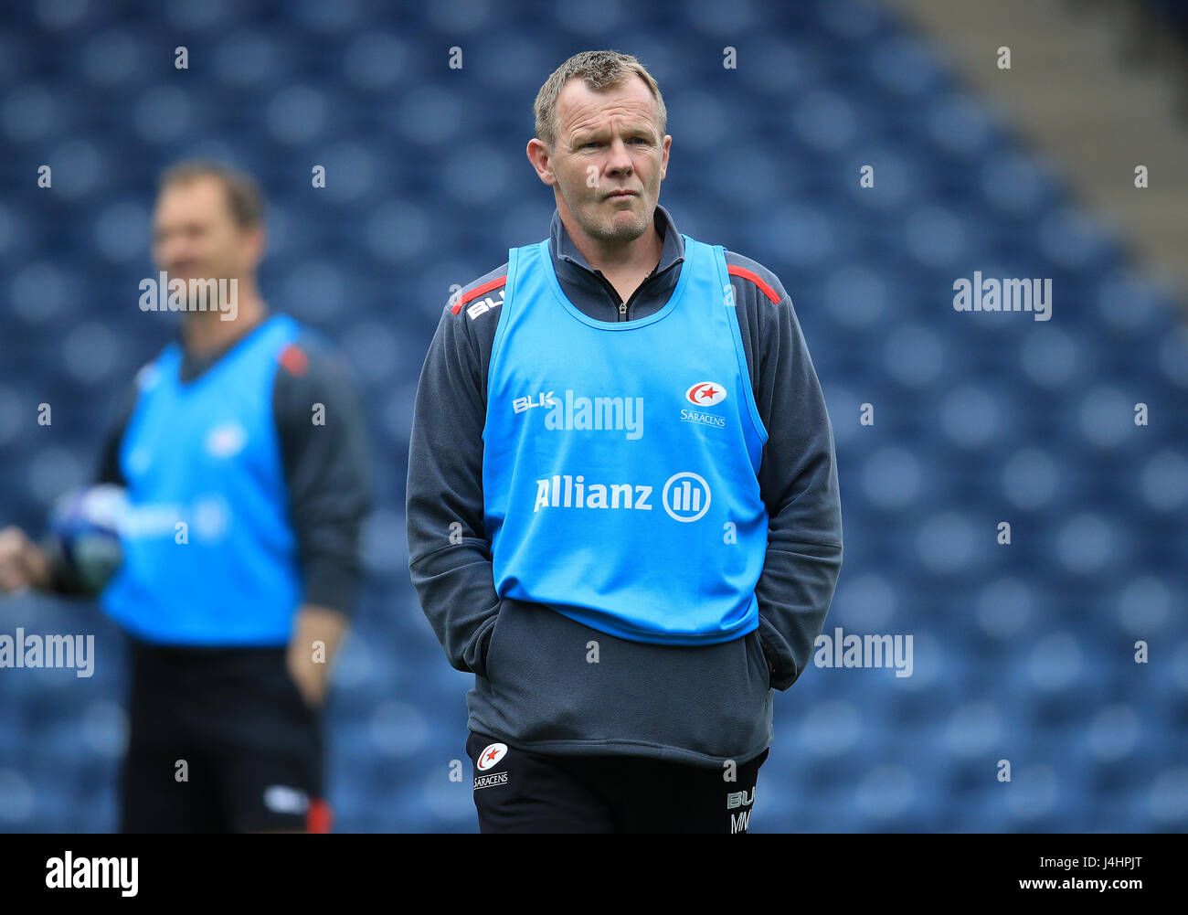 Saracens Director of Rugby/Head Coach Mark McCall during the captain's ...