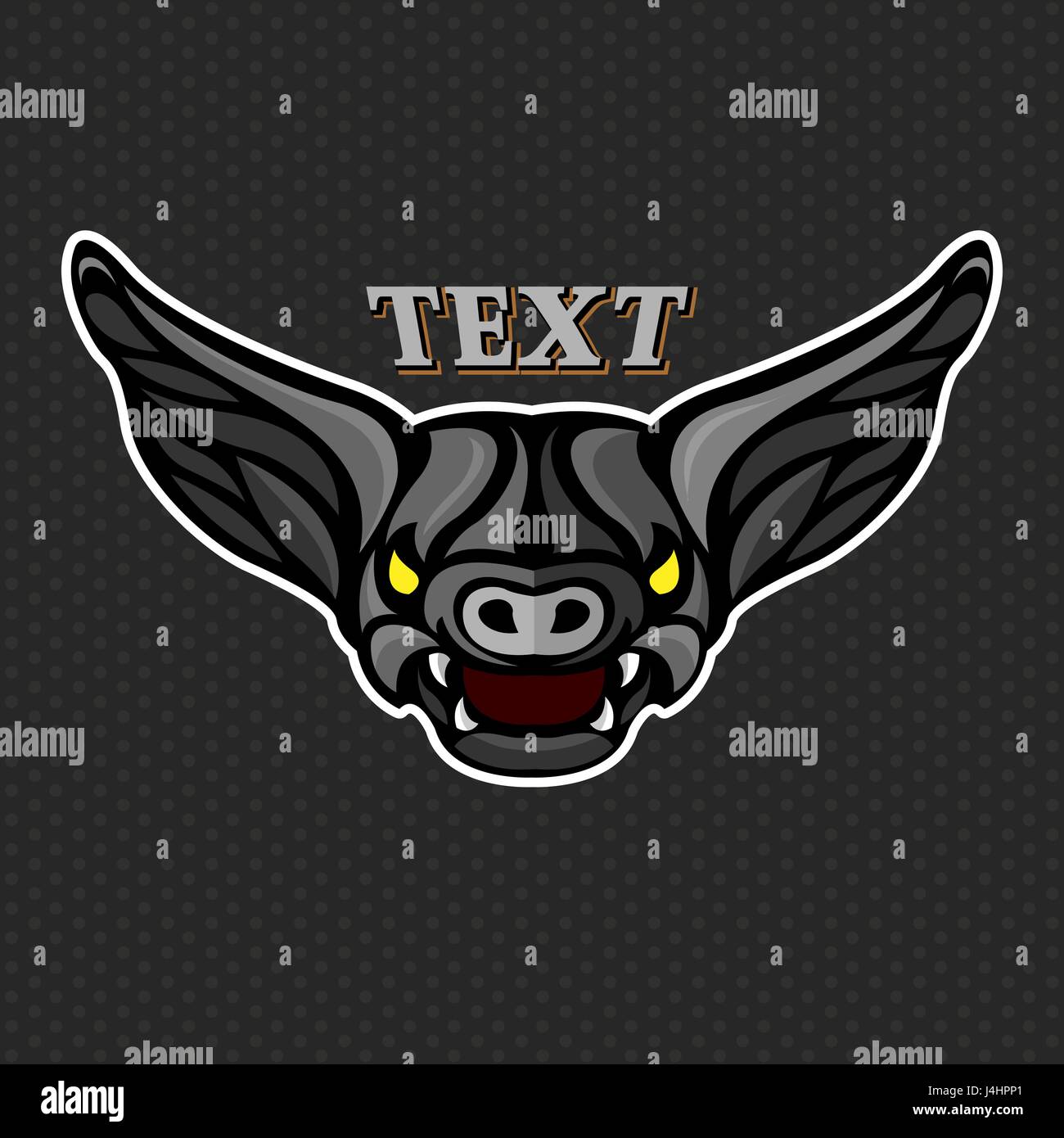 BAT logo icon design vector illustration Stock Vector Image & Art - Alamy